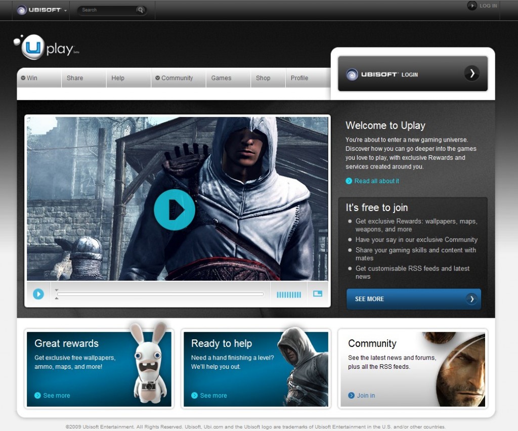 Ubisoft startet Uplay-Service - I KNOW YOUR GAME (IKYG)