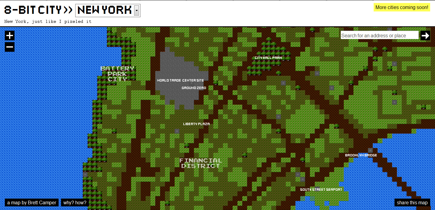 8-bit Cities - Fast wie Google-Maps - I KNOW YOUR GAME (IKYG)