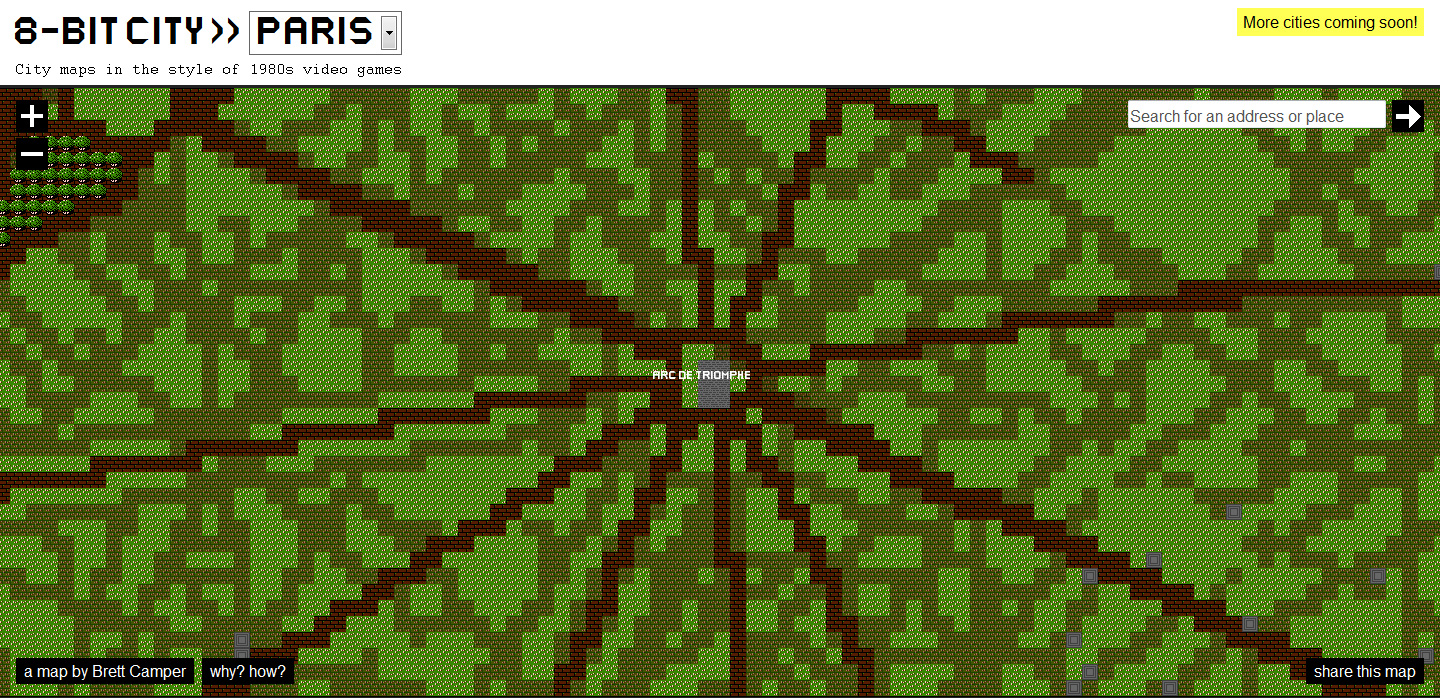 8-bit Cities - Fast wie Google-Maps - I KNOW YOUR GAME (IKYG)